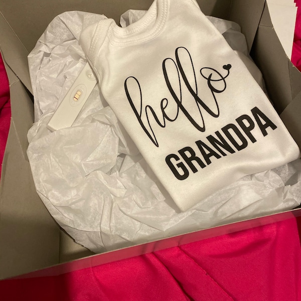 Hello Grandpa Onesie®/bodysuit - Etsy