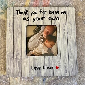 Step Dad Gift Frame Bonus Dad Gift Frame Bonus Dad Fathers Day Stepdad ...