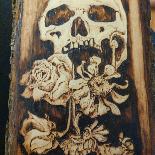 Wooden Cutting Board - Gothic Architecture Pyrography Design - Etsy