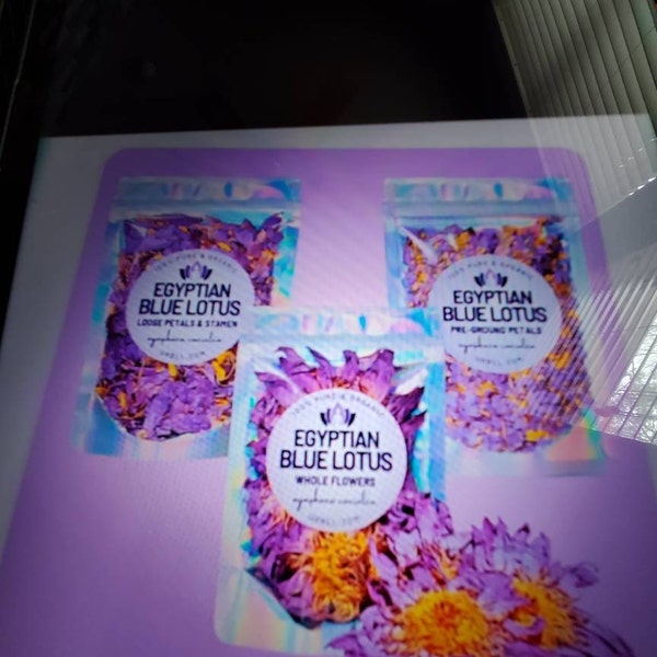 Triple Lotus Pre-ground Blend Egyptian Blue Lotus Sacred White Lotus ...