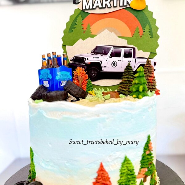 Cuban Birthday Cake Topper, Havana Nights Personalized Cake Topper ...