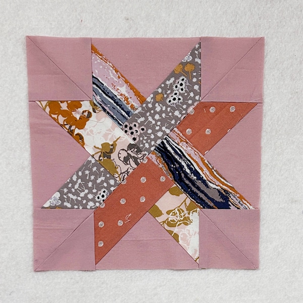 Half Square Triangle Patterns, Foundation Paper, FPP, Print Your Own ...