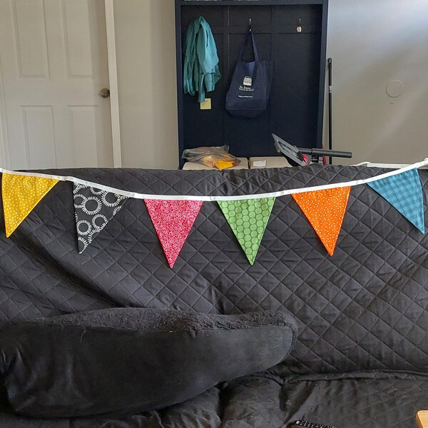 Custom Happy Birthday Flags. A Unique Party Decoration. You Receive Two ...