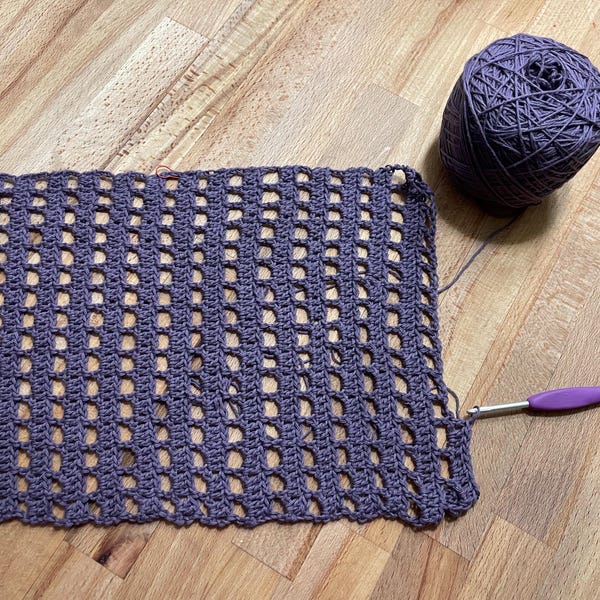 Diamond Eyelet Scarf PDF Crochet Pattern Instant Download - Etsy