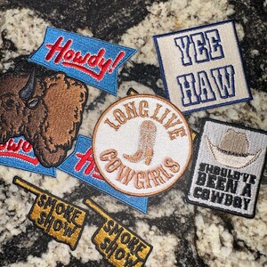 Raise Hell Kid Embroidered Iron-on Patch for Clothing, Hats and Bags Southern Outlaw Country ...