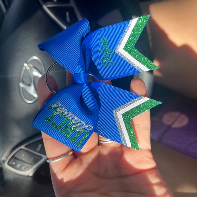Matching Set Cheer Bow large & Keychain - Etsy