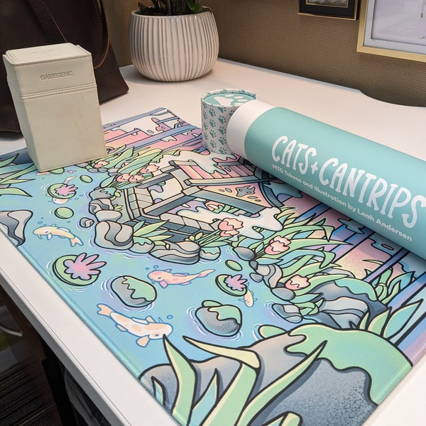 Rainbow Shrine Playmat // Deskmat and Mousepad // Accessories for MTG ...