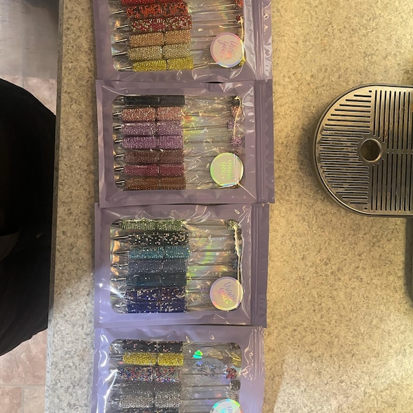 Sparkly Rhinestone Beadable Diy Pens Many Colors To Choose From Etsy