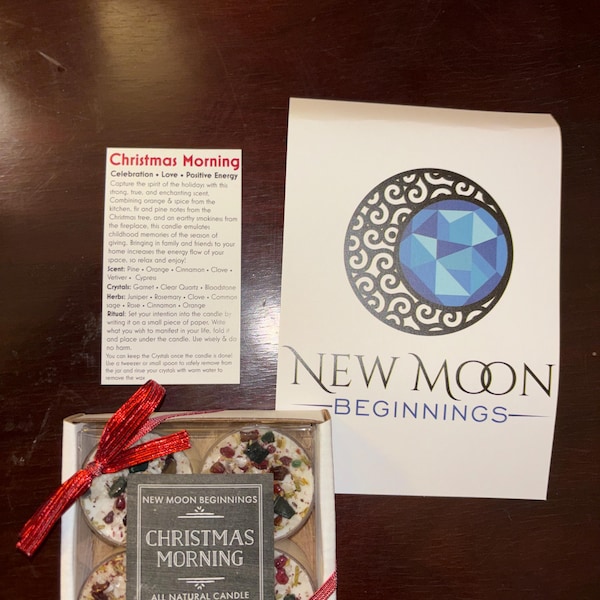 Christmas Morning Candles - Holiday Crystal Candle - Christmas Candle ...