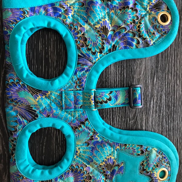 Turquoise Dinky Dots by Loralie Designs - Black Dots on Vibrant ...