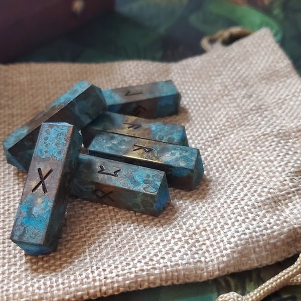 Rune Casters: Brass Runes for Role Playing Games, Scrying, and Magic - Etsy