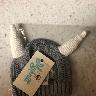 Viking Dog Hat, Viking Hat Horns, Funny Pet Hat, Dog Hat Crochet ...