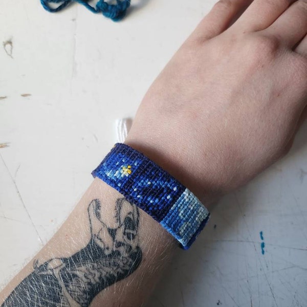 Moon Bracelets Handmade Artisanal Woven Knotted Braided Alpha ...