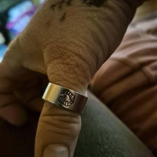 Macabre Ring, Halloween, Horror, Goth, Aluminum Ring - Etsy