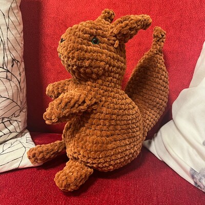 Crochet Pattern Squirrel / Crochet PATTERN Plush Toy / Amigurumi Stuff ...