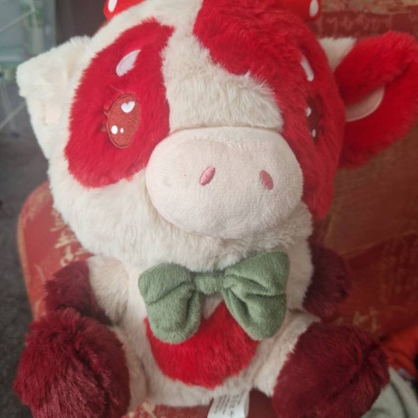 Sunshine the Lemon Cow Plush Kawaii Gift for Kids Cottagecore Stuffed ...