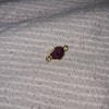 Natural Garnet Raw Connector Gold and Silver Electroplated - Etsy