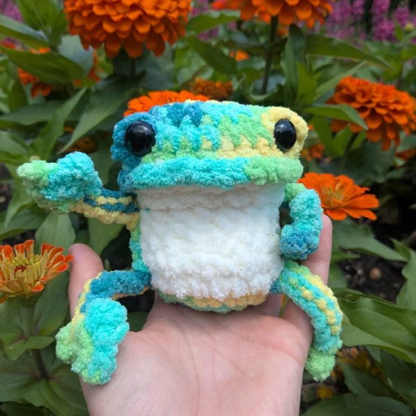 No-sew, Frankie DUO Froggy Crochet Pattern - Etsy