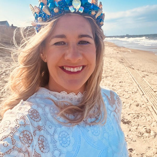 Seashell Atlantis Tiara Tourqoise Magic - Etsy