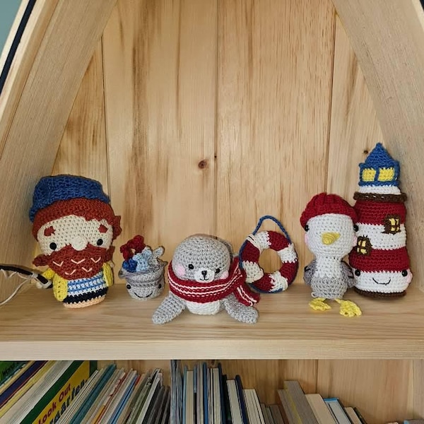 5-in-1 Lighthouse Island Crochet Pattern “mini Kingdom” Collection by ...