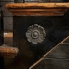 Metal Flower, Cast Iron Flower, Round Petals 4" Diameter Round 4 Inch ...