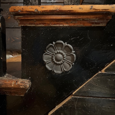 Metal Flower, Cast Iron Flower, Round Petals 4 Diameter Round 4 Inch ...