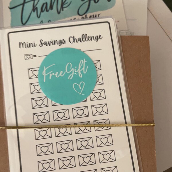 Savings Challenge Bundle, Laminated Saving Tracker, A6 Cash Envelopes ...