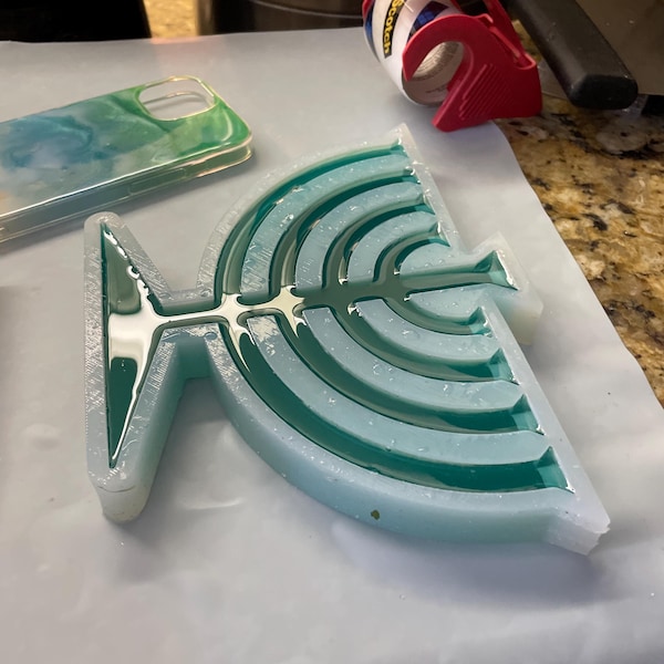 Silicone Mould/mold Slimline Pen, Tube-in, Less-resin, Pen Blanks for ...