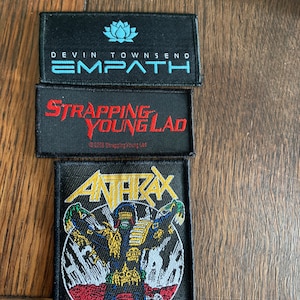 STRAPPING YOUNG LAD Woven Patch. Officially Licensed, Devin Townsend, Metal Band, - Etsy