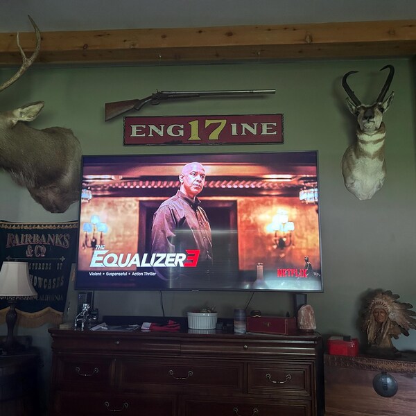 Engine Number Wood Sign, Custom Engine 9 Firehouse Decor, Firefighter ...