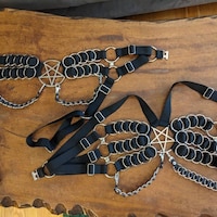 Rib Cage Chain Harness - Etsy UK