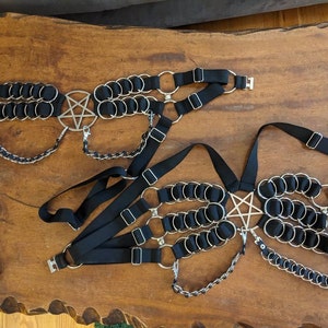 Large Metal Leviathan Cross Harness - Etsy