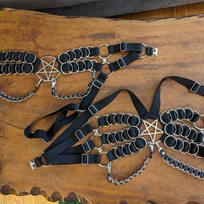 Large Metal Leviathan Cross Harness - Etsy