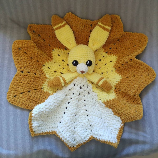 Barley the Rabbit Lovey Crochet Pattern - PDF Instant Download - Etsy