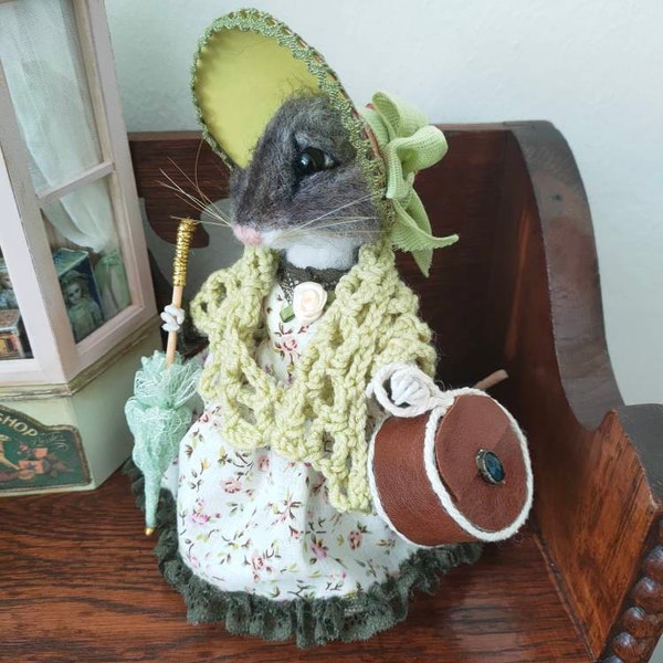 Needle Felted Mouse, Teddy Animals, Handmade. - Etsy