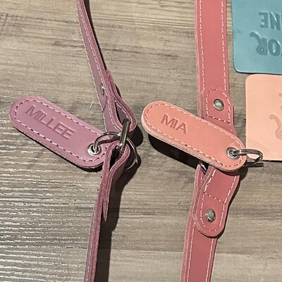Personalized Leather Dog Leash, Personalized Dog Leash, Leather ...