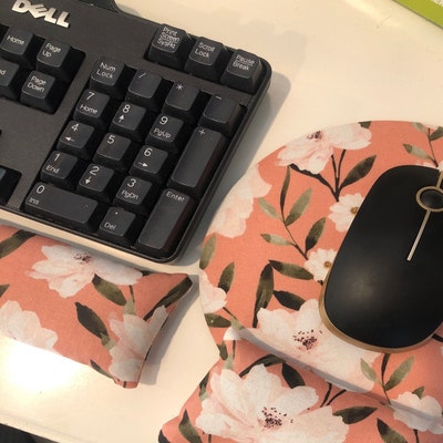 Blossoms Floral Keyboard Rest and / or WRIST REST for Mousepads Pick ...