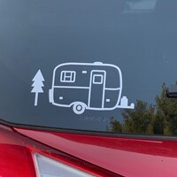 A-frame Pop up Camper Decal A-frame Car Window Sticker - Etsy Australia