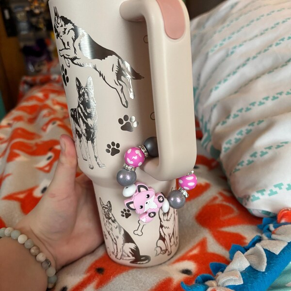 Dog Mom // Dog // I Woof You // Dog Lover // Beaded Pen // Key Chain ...