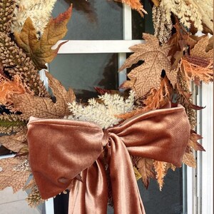 40" Chocolate Brown Velvet Bow Wreath Bow Christmas Bow - Etsy