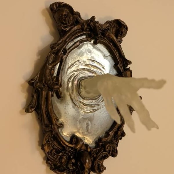 Spectral Hand Wall Plaque, Glow in the Dark Resin | Victorian Gothic ...