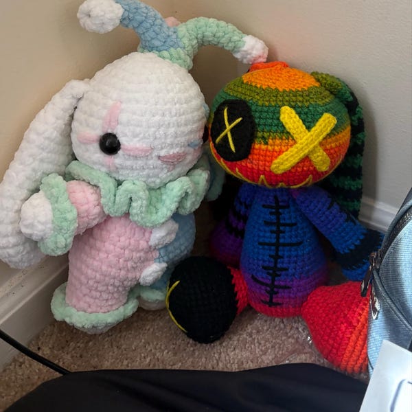 Bumble Bee Honey Pot Turtle Crochet Plushie - Size Medium - Cute Yellow ...