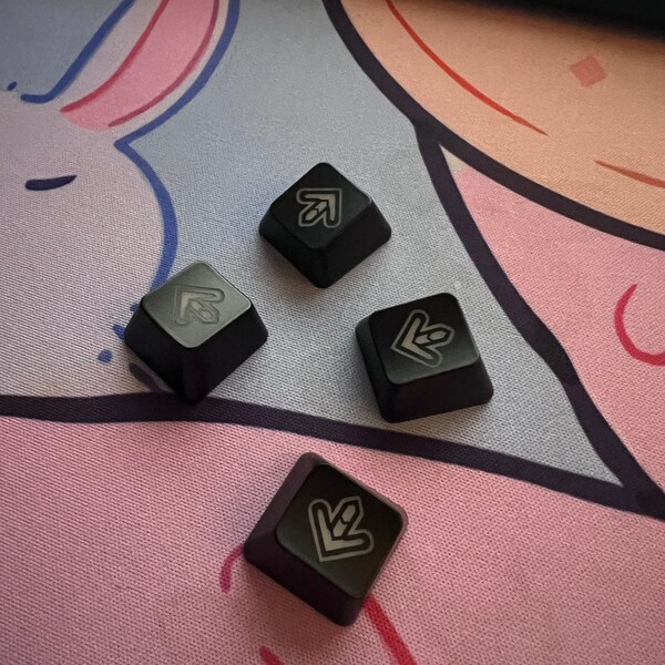 DDR Arrow Keycap Set, Artisan Keycaps, Custom Keys for Cherry MX ...