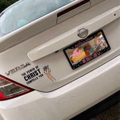 Hella Slow License Plate Frame Chrome - Etsy