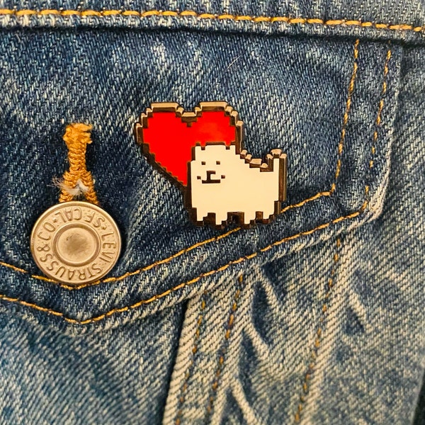 Annoying Dog Undertale Enamel Pin - Etsy
