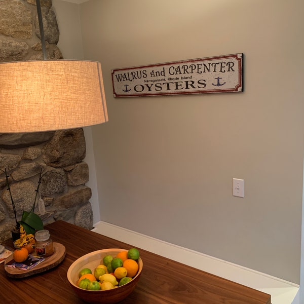 Chesapeake Bay Oysters Wood Sign - Handmade Wooden Decor - Etsy