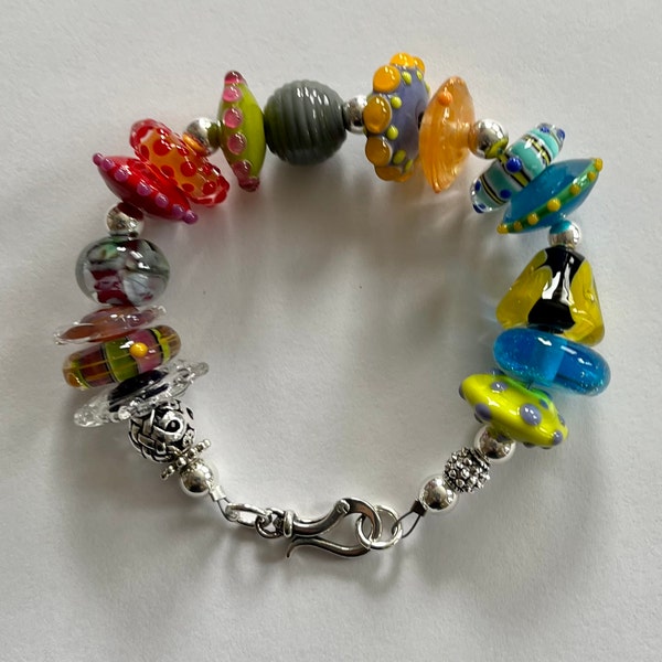 Lampwork Beads by Stephanie Mccain, Glass Pendant, Handmade Lampwork ...