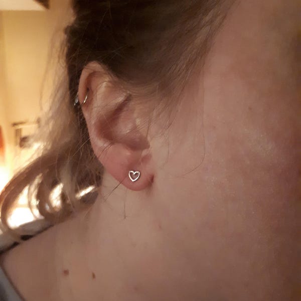 Tiny CZ Starburst Internally Threaded Flat Back/screw Backbarbell/ Stud ...