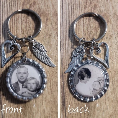 Memorial Keychain Memorial Gift Photo Memorial Remembrance Gift Custom ...