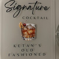 Cosmopolitan Signature Cocktail Drink Instant Download Printable ...